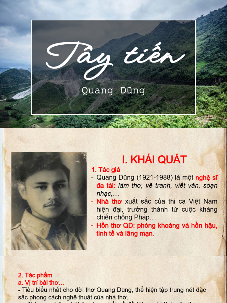 Tây Tiến (Quang Dũng) | PDF