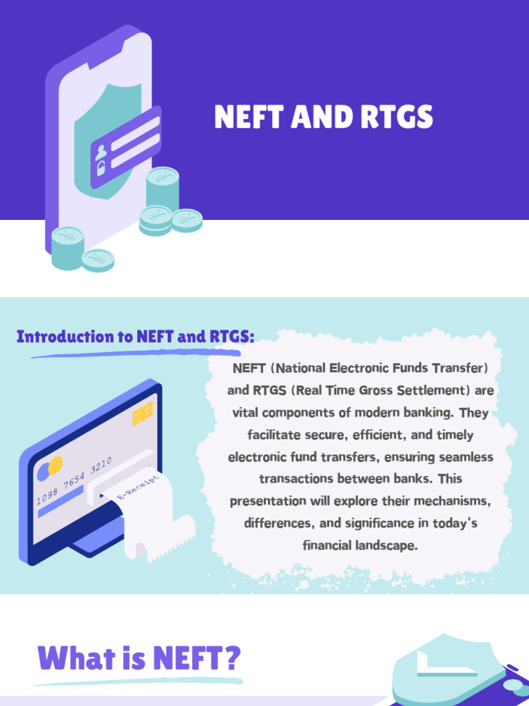 Neft, RTGS | PDF | Computers