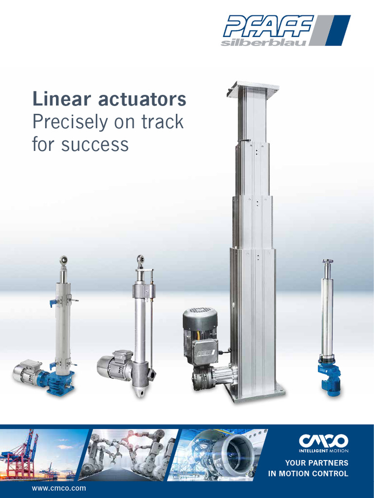 PSLA-Pfaff Silerbau Linear Actuators | PDF | Actuator | Mechanical ...