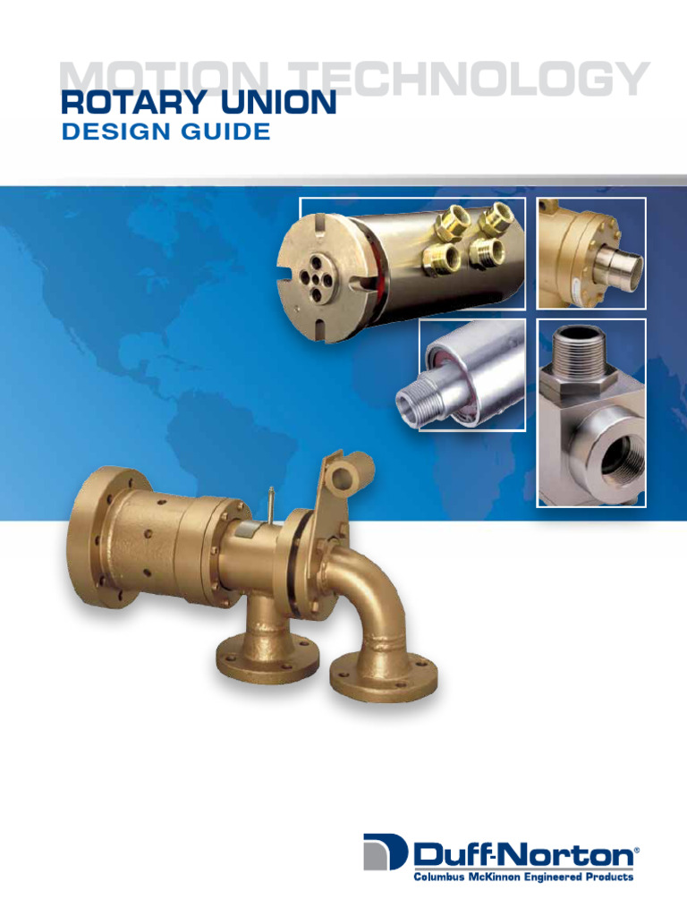 DNRU-Duff Norton Rotary Union | PDF | Mechanical Engineering