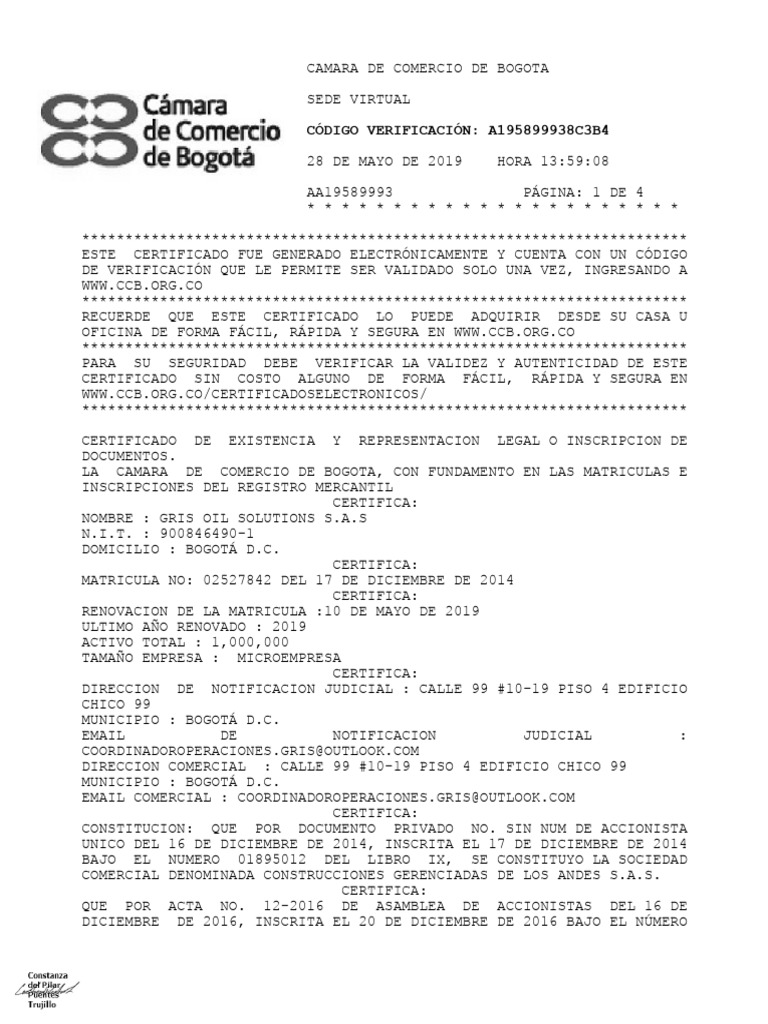 Mayo 28 2019 CCB GRIS OIL | PDF | Petróleo | Business