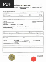 AIP Work Permit Application Form IMM 0156 | PDF