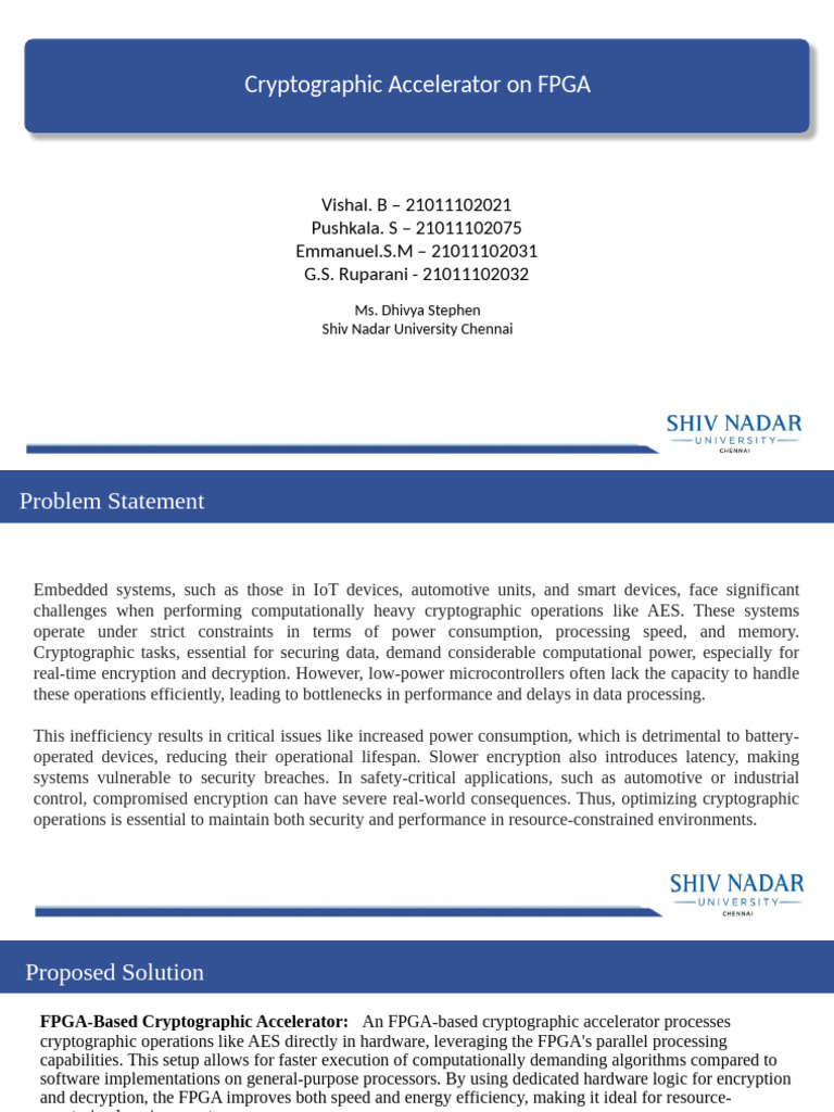 Zeroth Review | PDF | Field Programmable Gate Array | Cryptography