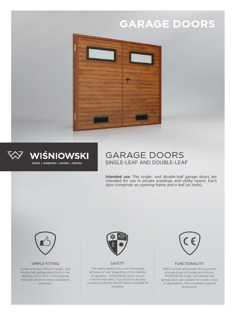 k49 en Double Leaf Doors Wisniowski | PDF | Door | Building Insulation