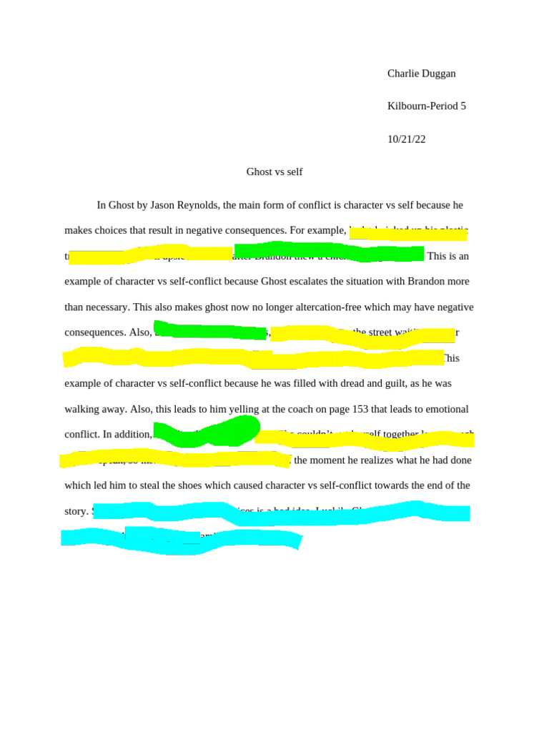 CER Paragraph Final Typed Draft | PDF