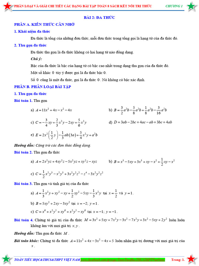 ĐA Ứ Ầ A. Ế Ứ Ầ Ớ ệ đa ứ ọ đa ứ: BÀI 2: TH C PH N KI NTH CC NNH 1. Khái ni m th c 2. Thu g n th ...