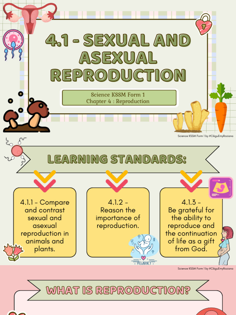 Sexual vs Asexual Reproduction Explained | PDF | Fertilisation ...
