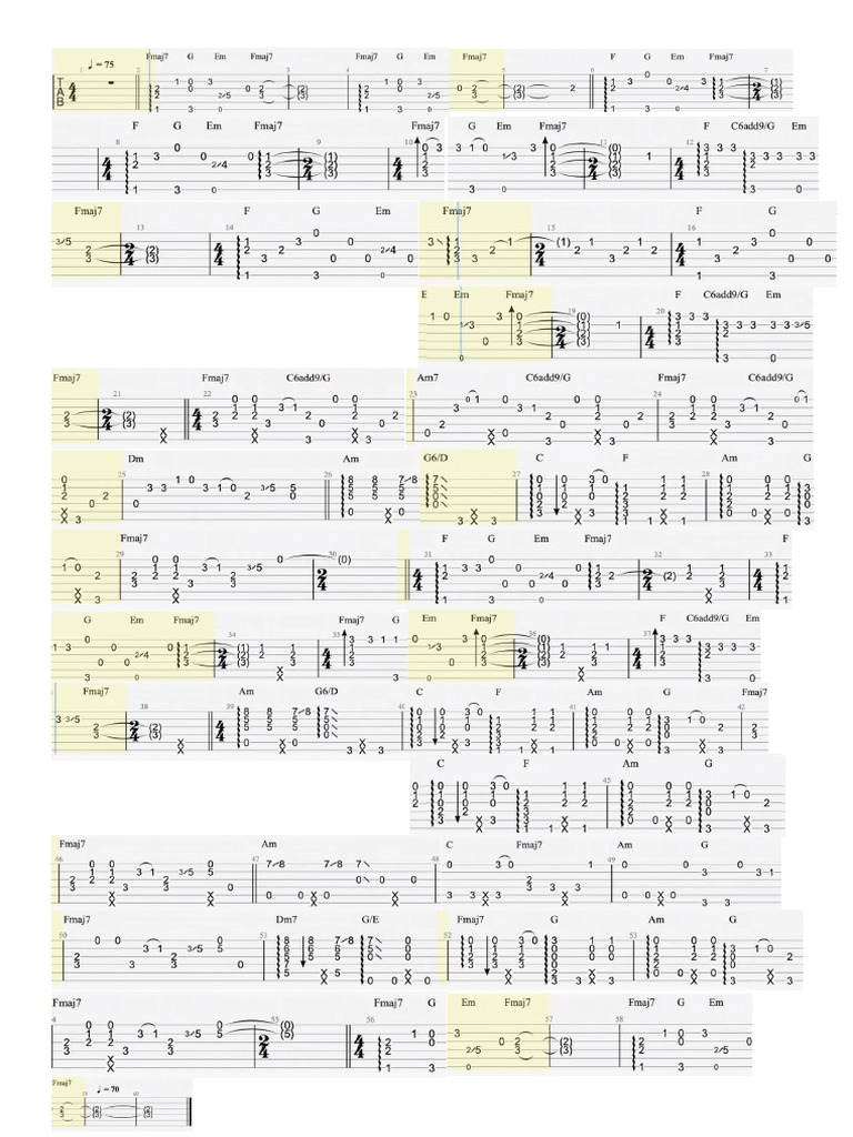 Arcade Guitar Tab | PDF
