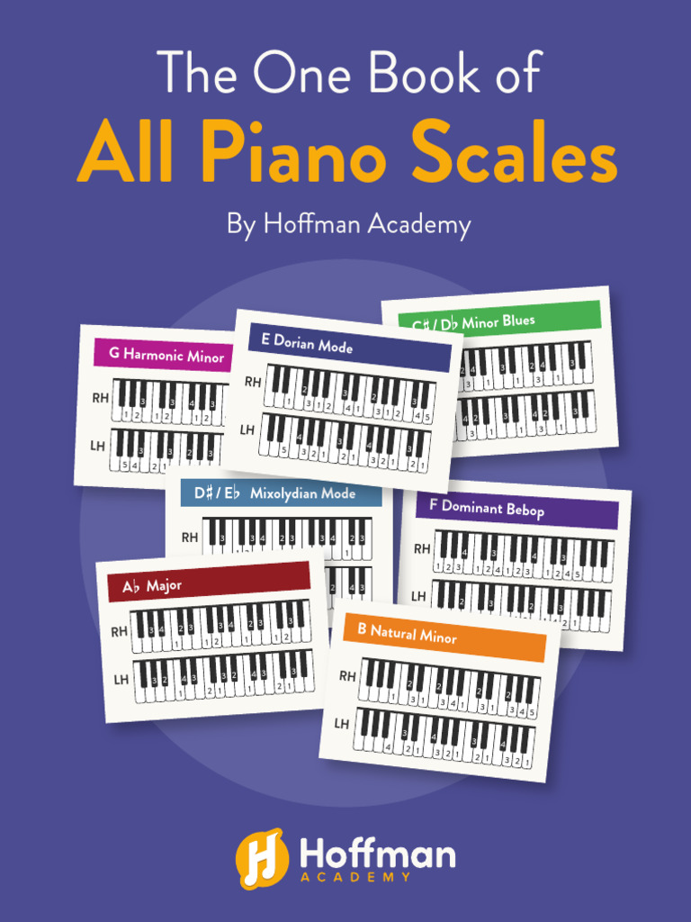 The One Book of All Piano Scales | PDF | Minor Scale | Mode (Music)