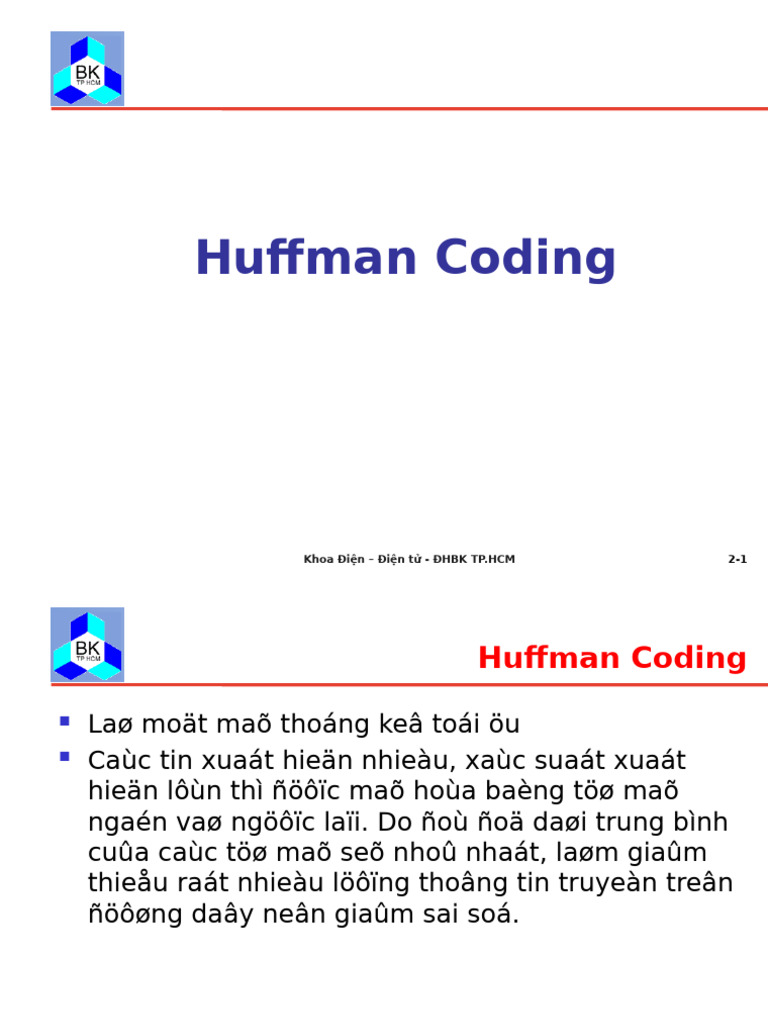 Huffman Coding (1) | PDF
