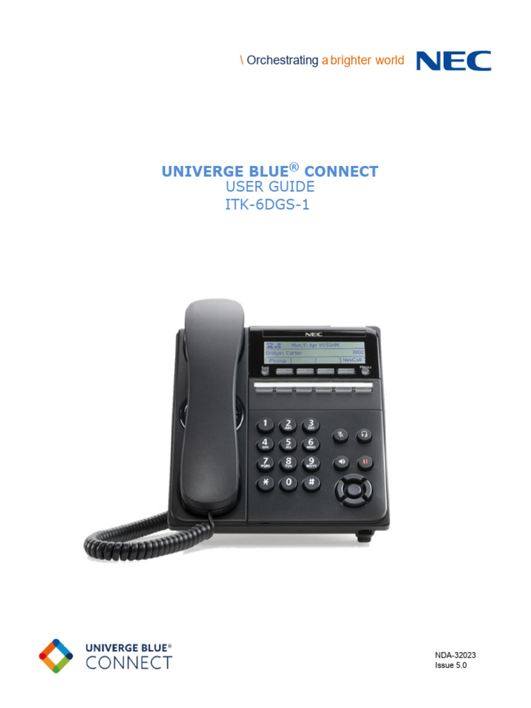 Nec Itk 6DGS Ug 5 | PDF | Electrical Connector | Telephone