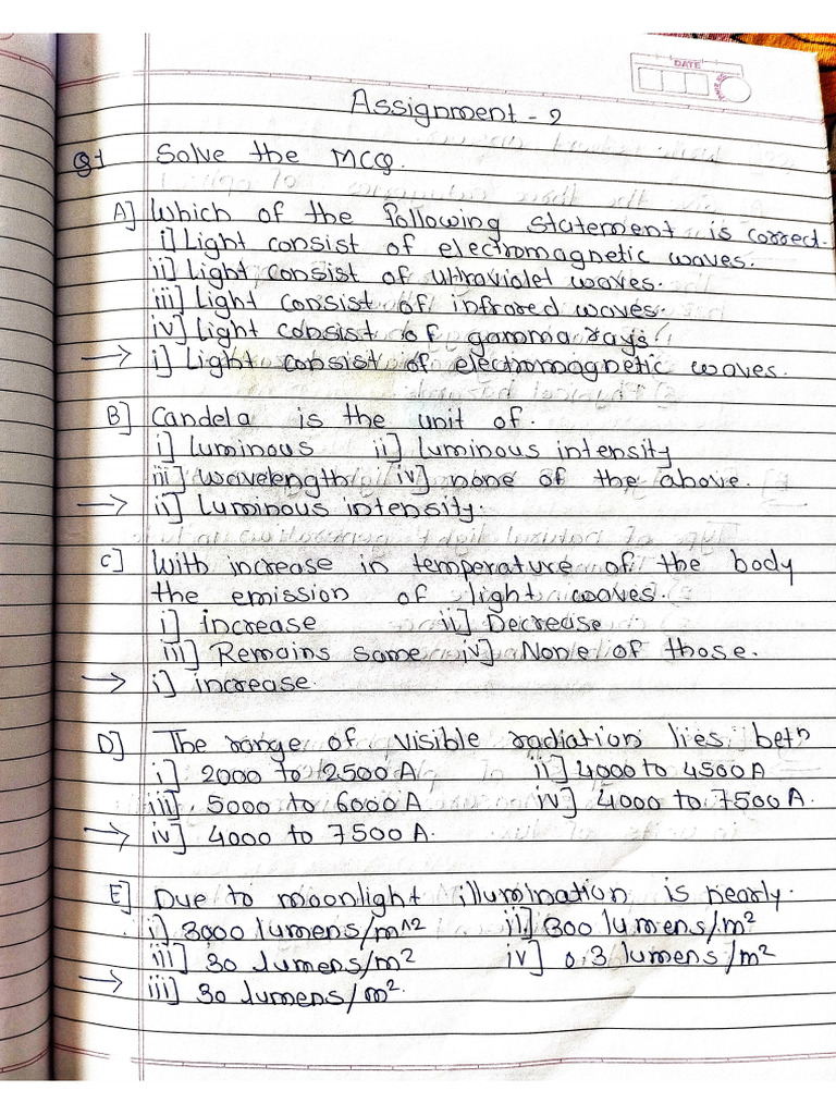 Illumination Assignment 2 &3 | PDF