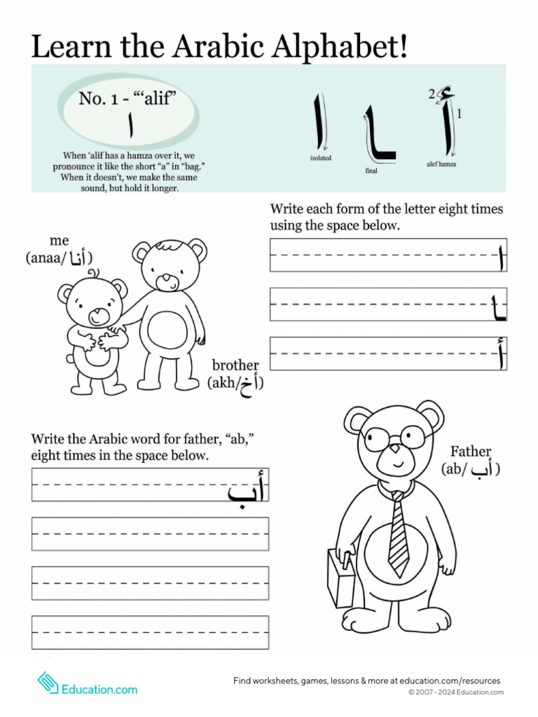 Arabic Calligraphy Alif | PDF