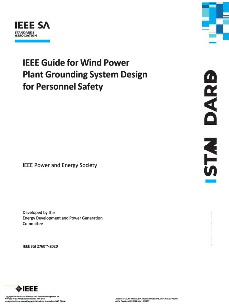 Ieee 2760 Guide For Wind Power Plant Grounding System Design For ...