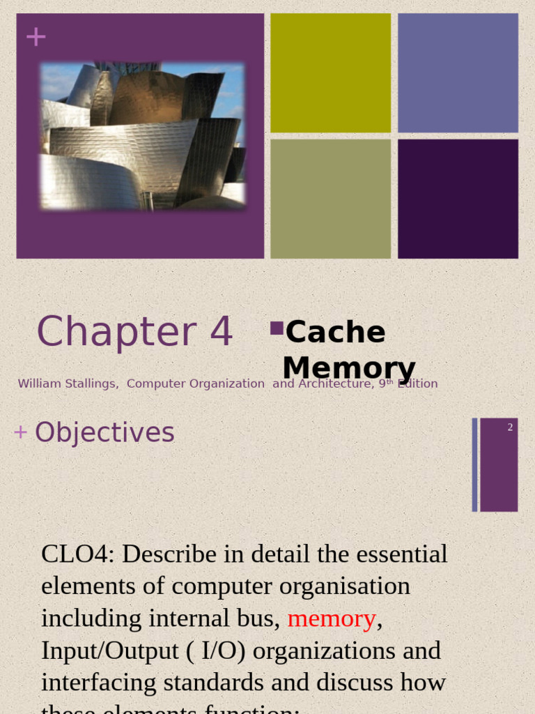 Slot05 CH04 CacheMemory 35 Slides | PDF | Computer Data Storage | Cpu Cache