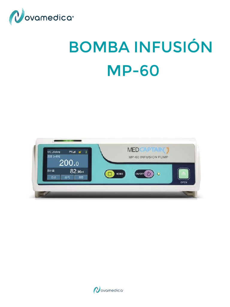 FT Bomba-De-Infusion-Medcaptain-MP-60 | PDF | Sensor | Humedad