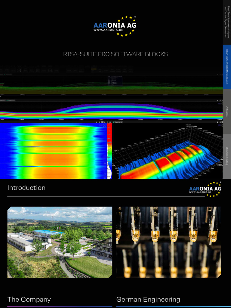 Aaronia Rtsa-Suite Pro 2024 | PDF | Codec | Spectral Density