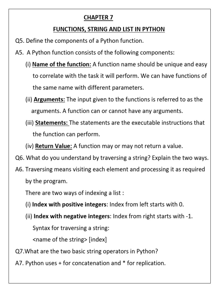 Classviii Chapter7 Pdf String Computer Science Parameter Computer Programming