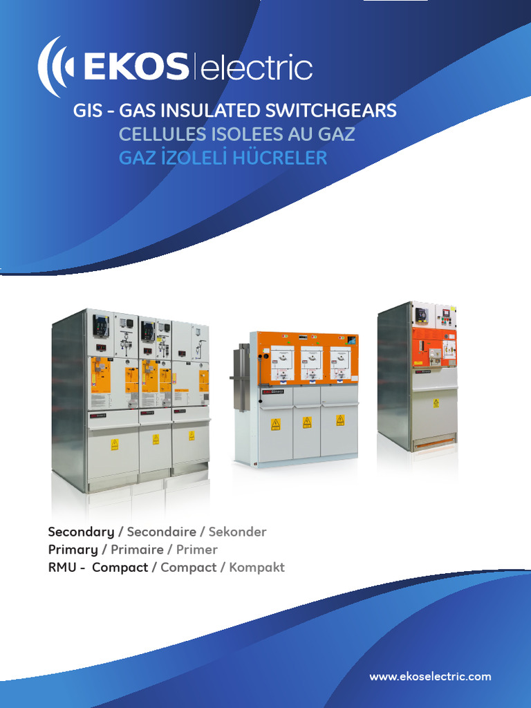 Gis - Gas Insulated Switchgears: Cellules Isolees Au Gaz | PDF