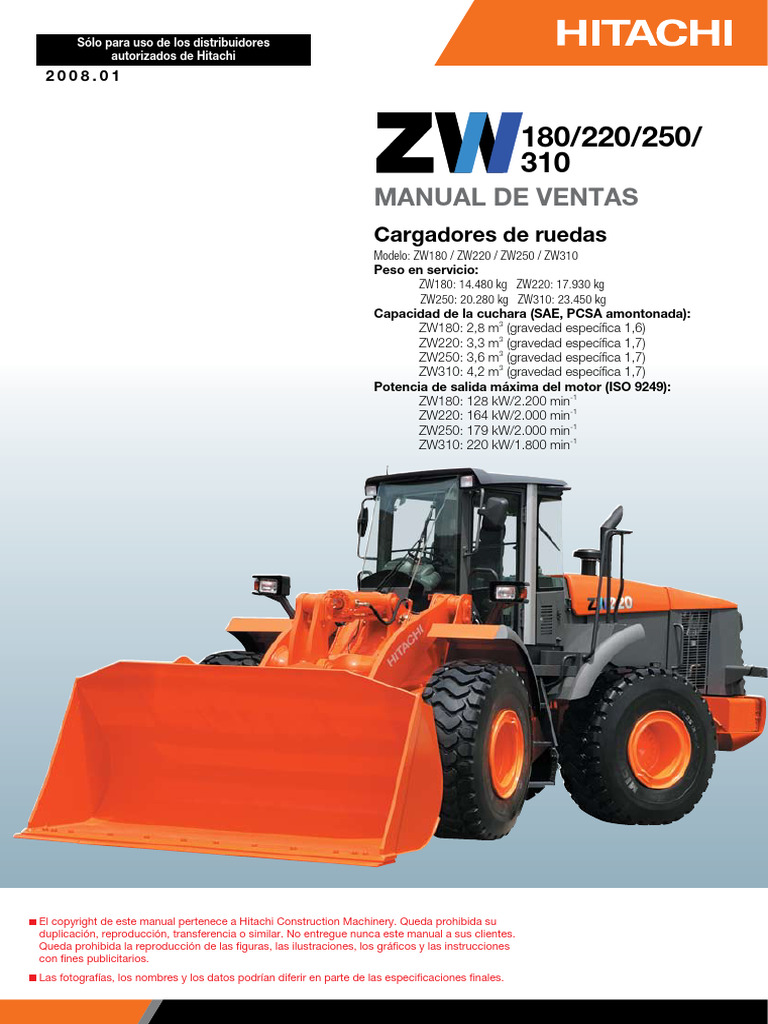 ZW180 220 250 310 | PDF | Hormigón | Motores