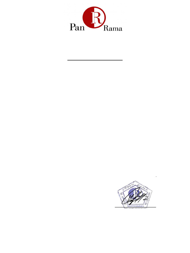 Paklaring Pan Rama Vista Garment Industries | PDF