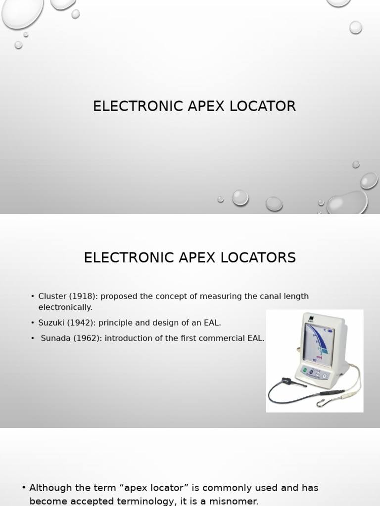 Electronic Apex Locator | PDF