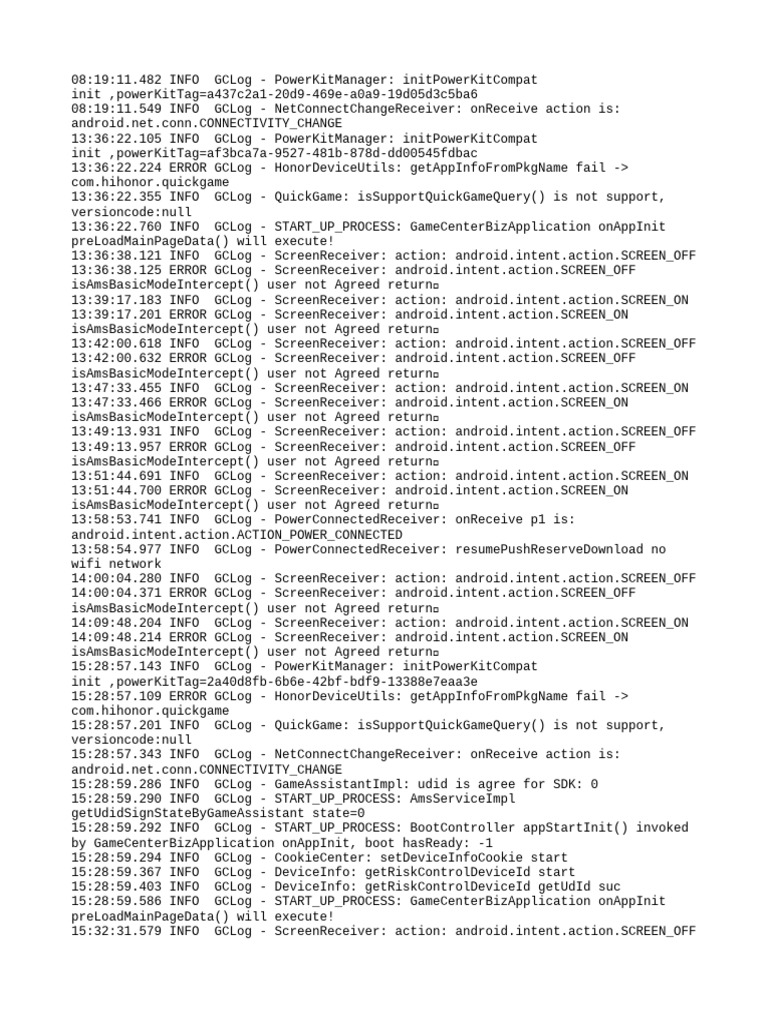 Developer Debug Log Analysis | PDF