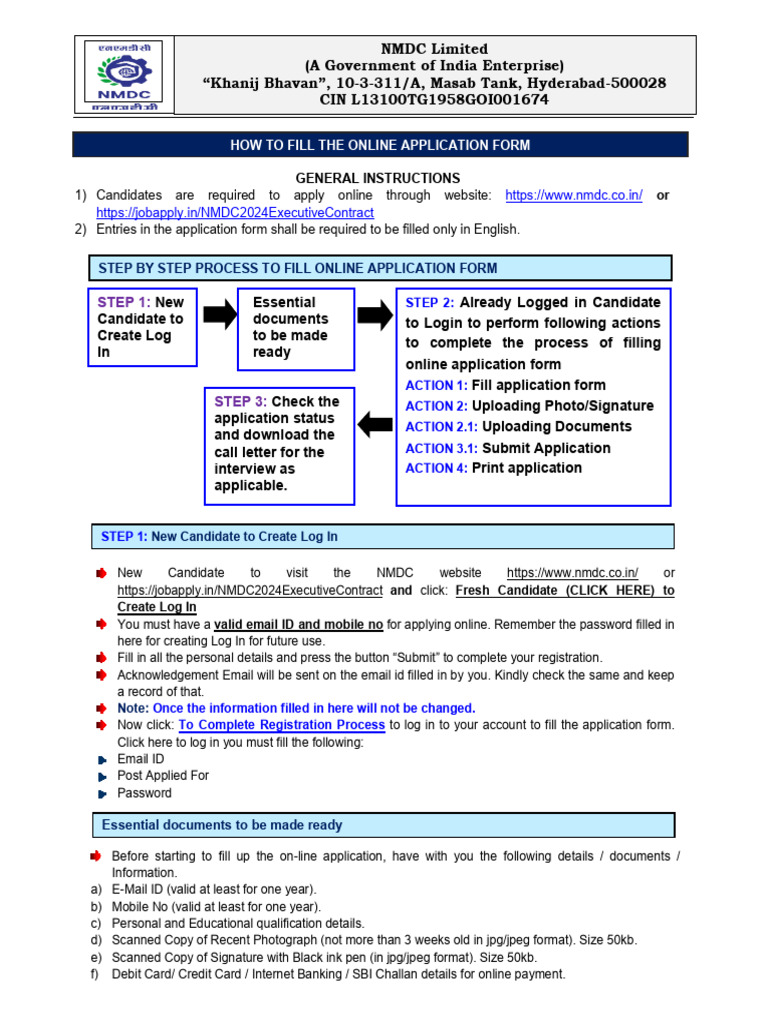 HowToApply | PDF | Login