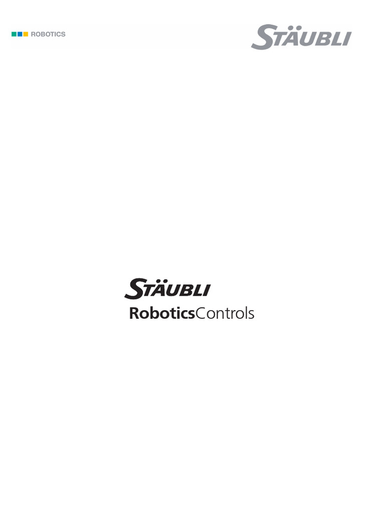 Stäubli Robotics Controls Options | PDF | License | Business Law