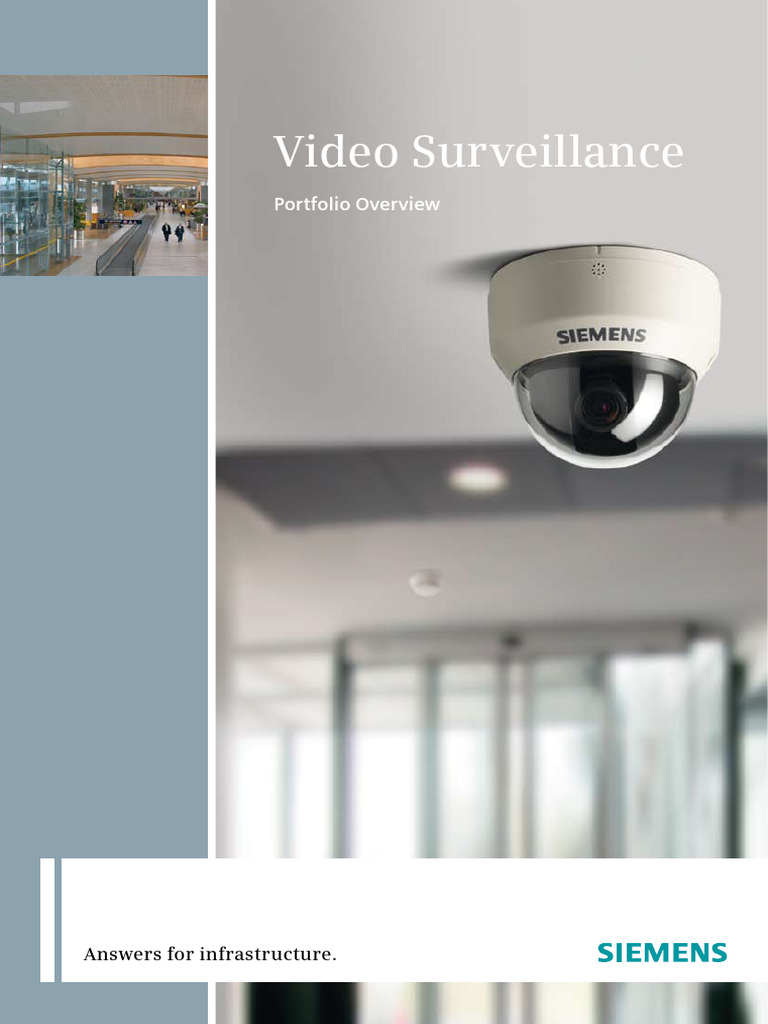 Siemens Video Surveillance Solutions | PDF | Camera | Lighting