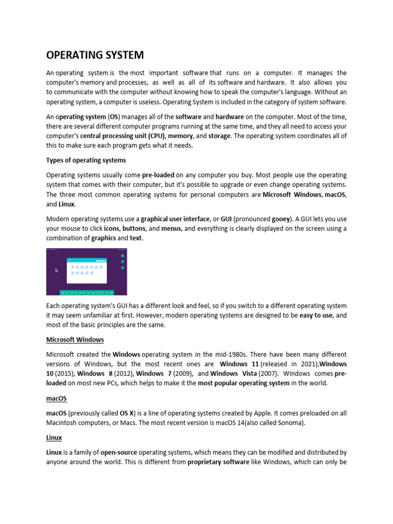Basic IT Tools_Module 1_continued | PDF | Booting | Operating System