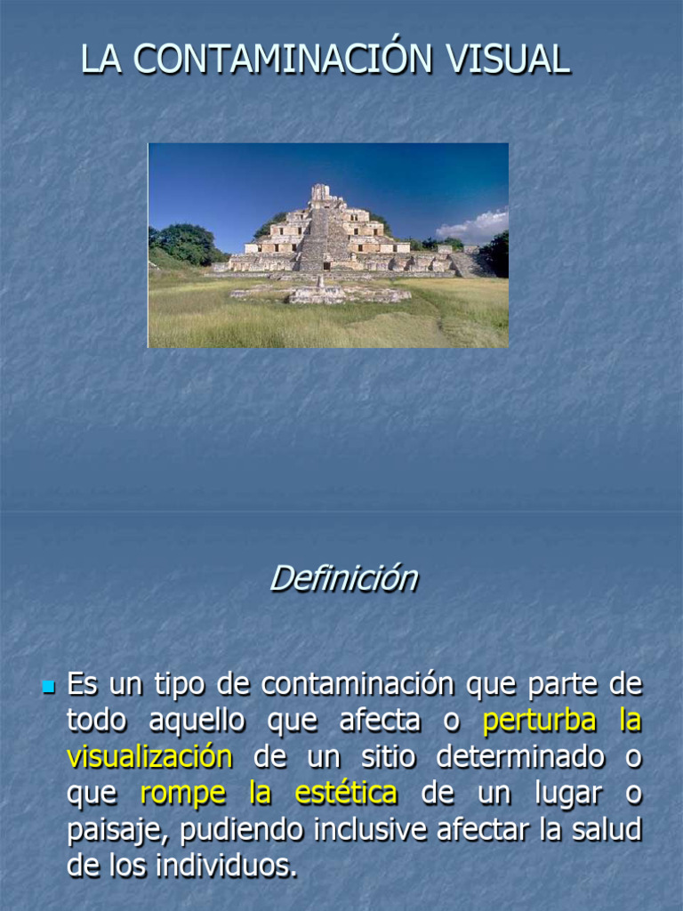 Contaminacion Visual 21052010 140311100844 Phpapp02 | PDF