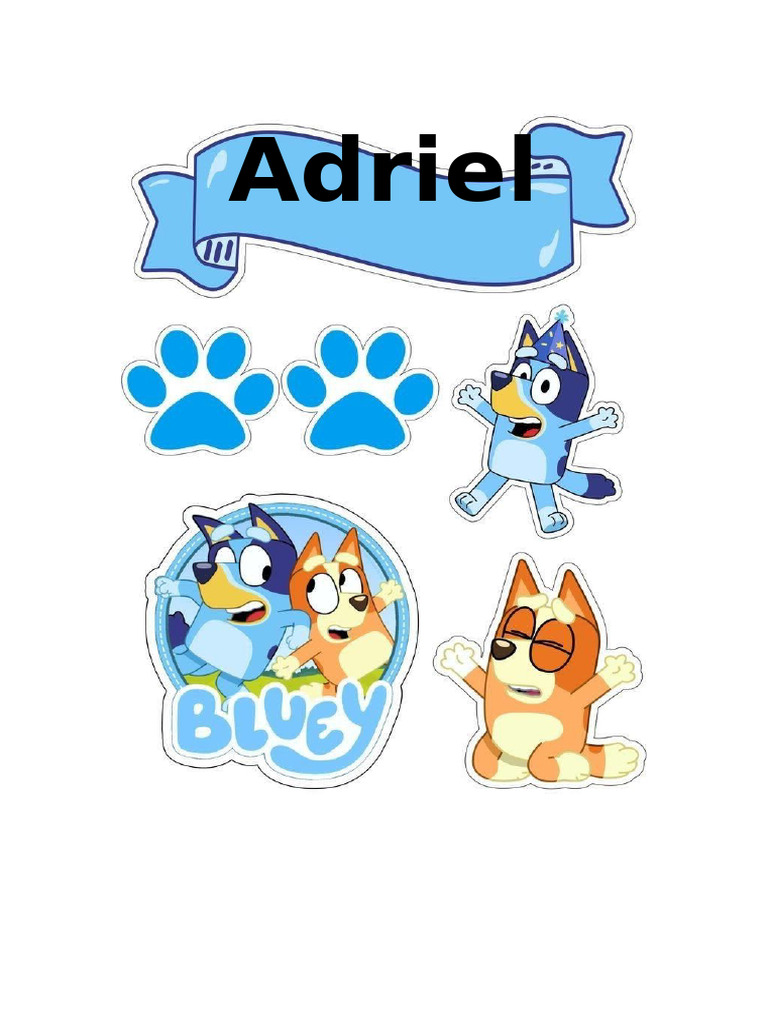 Diseño Bluey | PDF