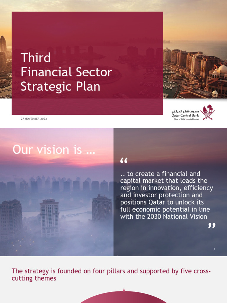 3rd Financial Sector Strategy Qatar 1701191976 | PDF | Insurance ...