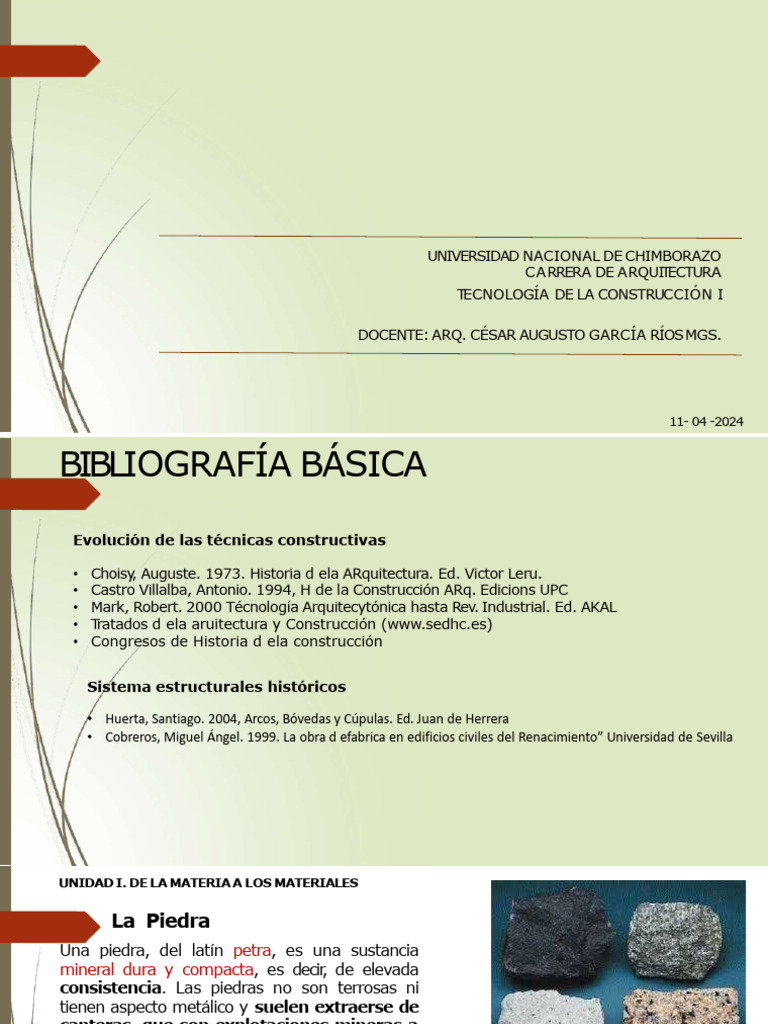 11 Octubre 2024 TC-1 | PDF | Roca ígnea | Roca (geología)