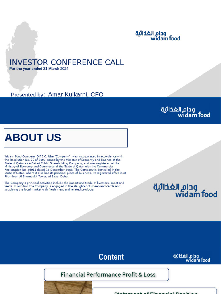 IR Presentation Q1 2024 | PDF