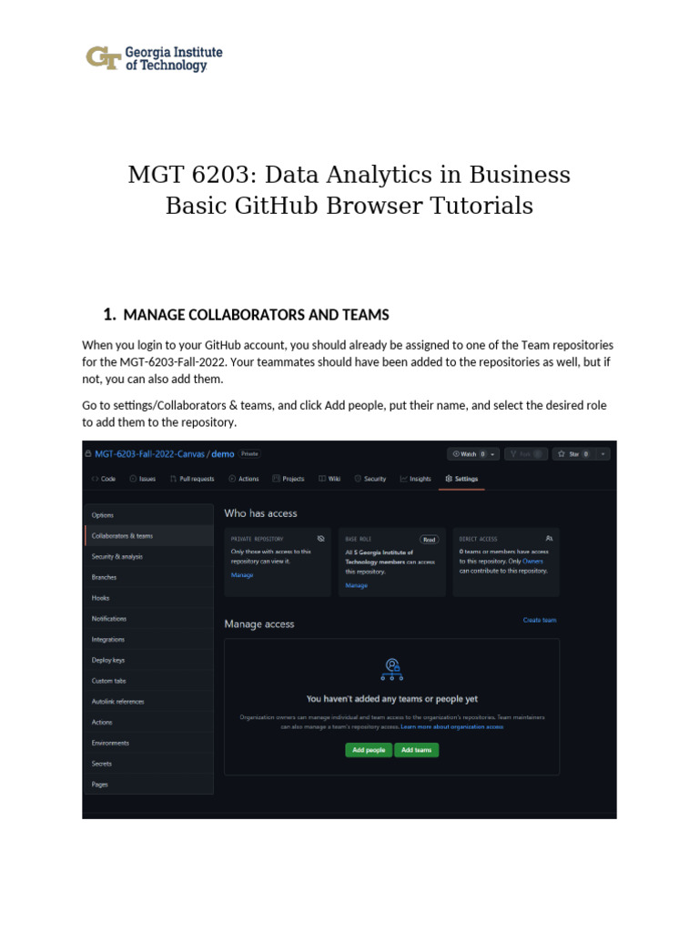 Basic_Github_Browser_Tutorials | PDF