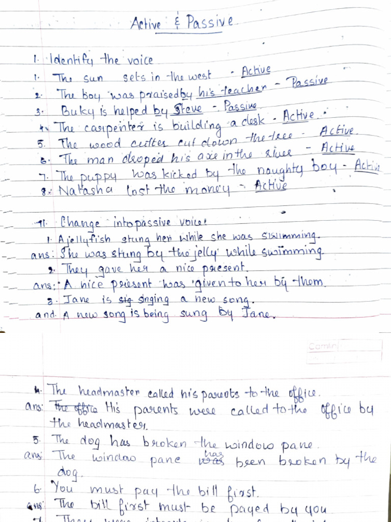 Active & Passive (1) | PDF