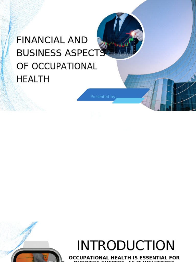 Financial and Business Aspects of Occupational Health 1 1 | PDF ...