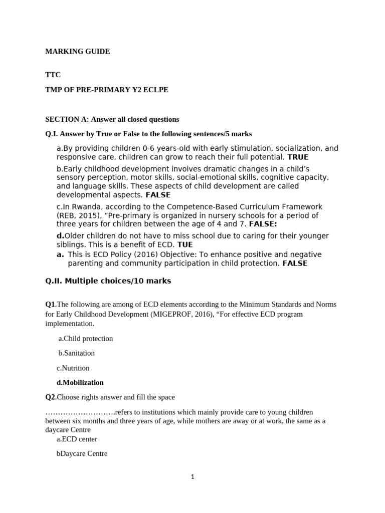 Y2 Marking Schume Eclpe TMP | PDF | Learning | Experiment