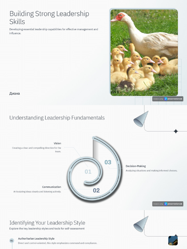 Building Strong Leadership Skills Presentation | PDF