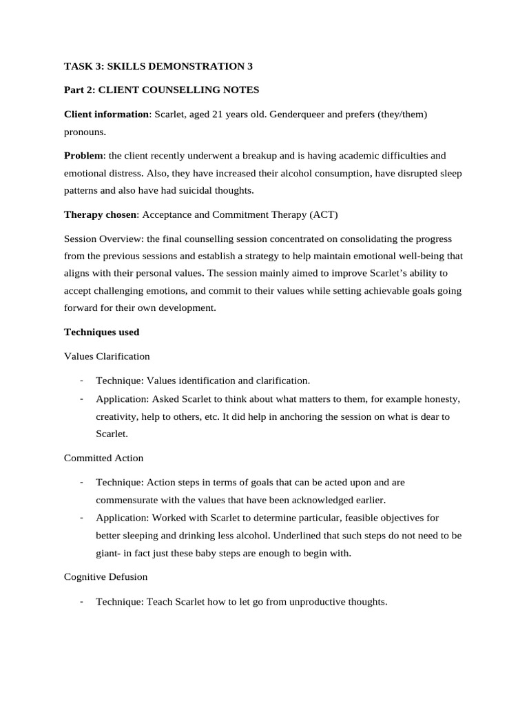 Task 3 - Skills Demonstration 3 - 1000 Words | PDF | Thought | Emotions