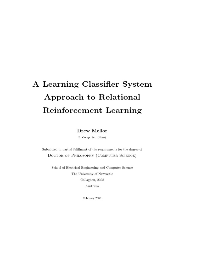 Thesis | PDF | Machine Learning | Cognition