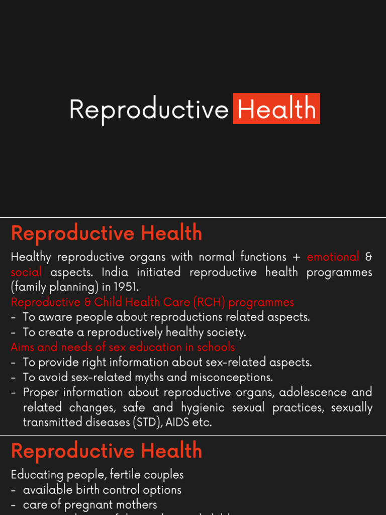 Chapter 4_Reproductive Health | PDF