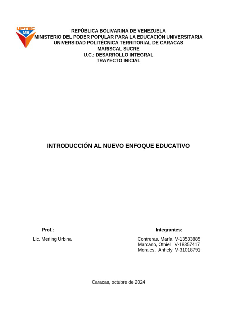 Desarrollo Integral | PDF | Análisis FODA | Cognición