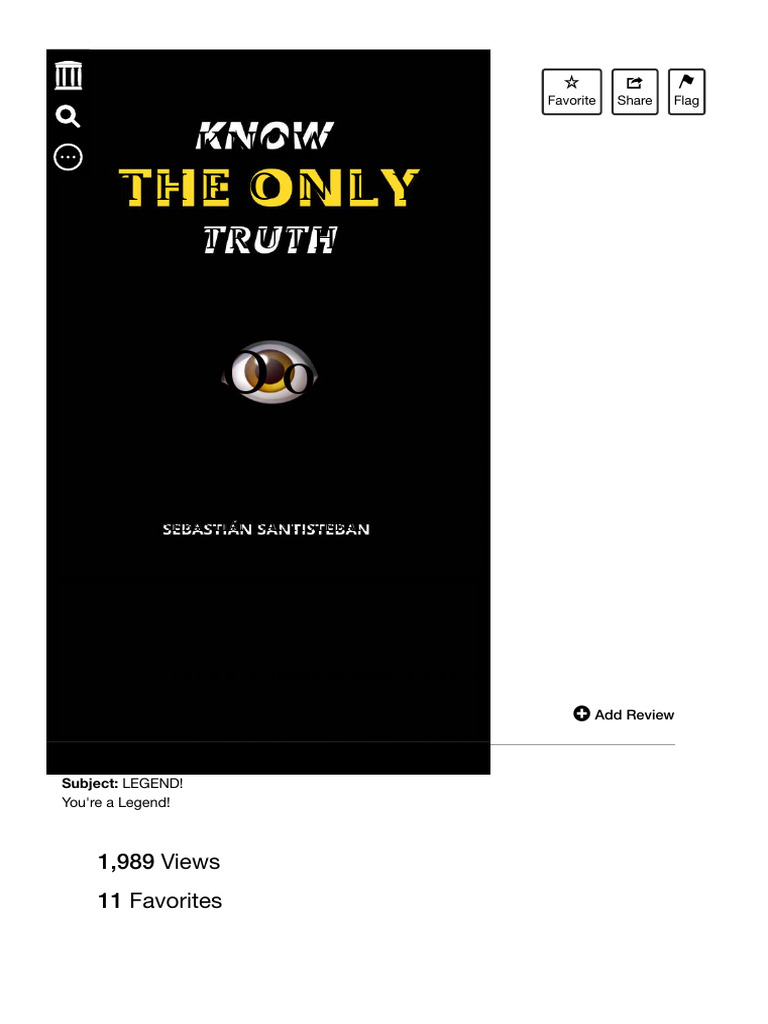 KNOW The ONLY TRUTH - Consciencia Disruptiva, Sebastian Santisteban ...