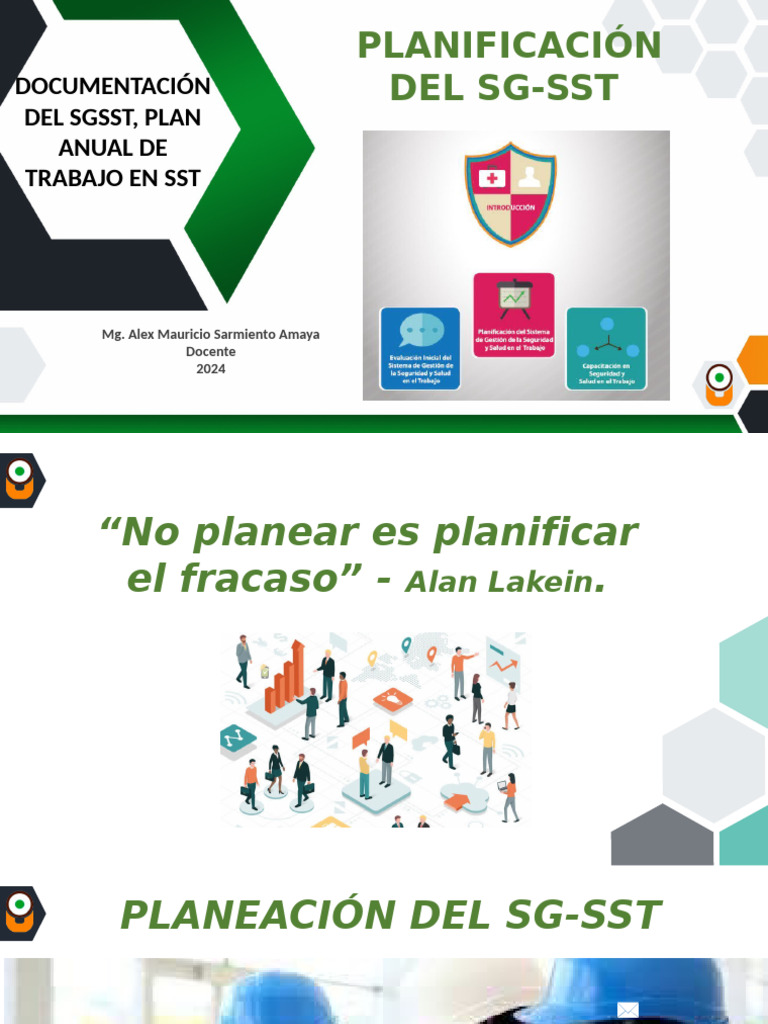 Unid 1. Planificación SGSST | PDF | Planificación | Riesgo