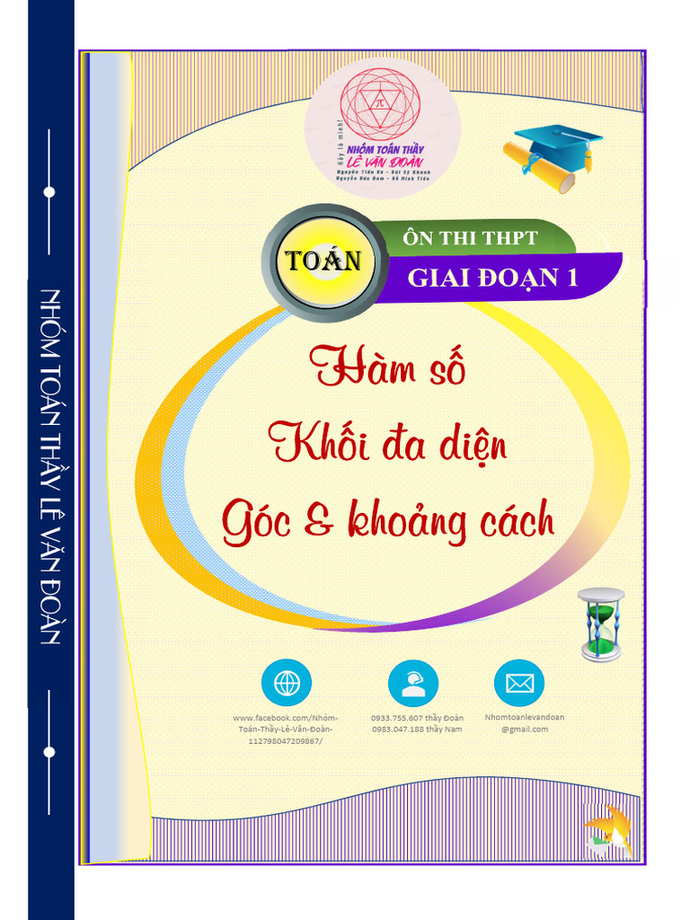 Tai Lieu On Thi THPT Mon Toan Giai Doan 1 Le Van Doan | PDF