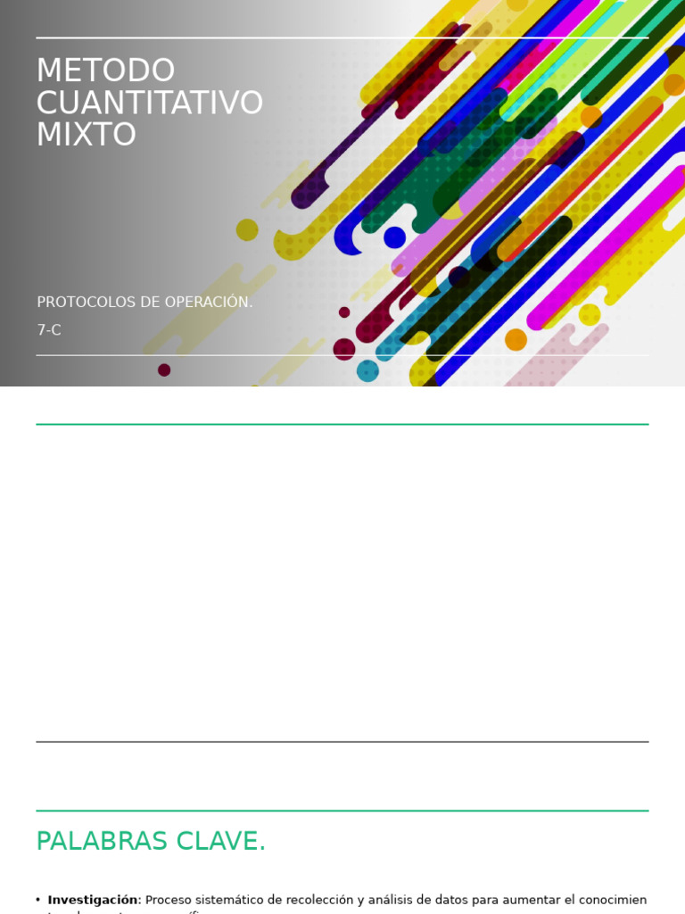 Metodo Cuantitativo Mixto | PDF