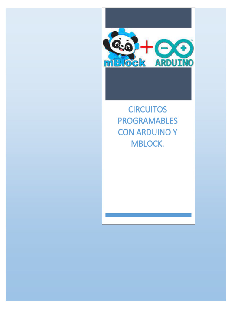 Manual de Mblock y Arduino | PDF | Arduino | Corriente eléctrica